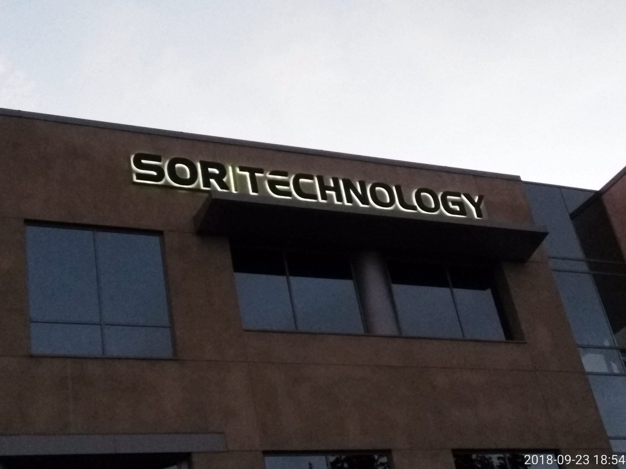 Illuminated Building Sign for SOR - Carlsbad, CA - North Coast Signs