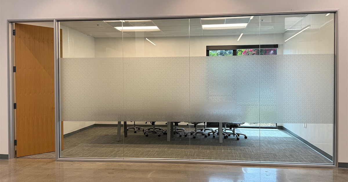 Carlsbad, CA - Sign Company Shows Frosted Vinyl for Conference Room ...