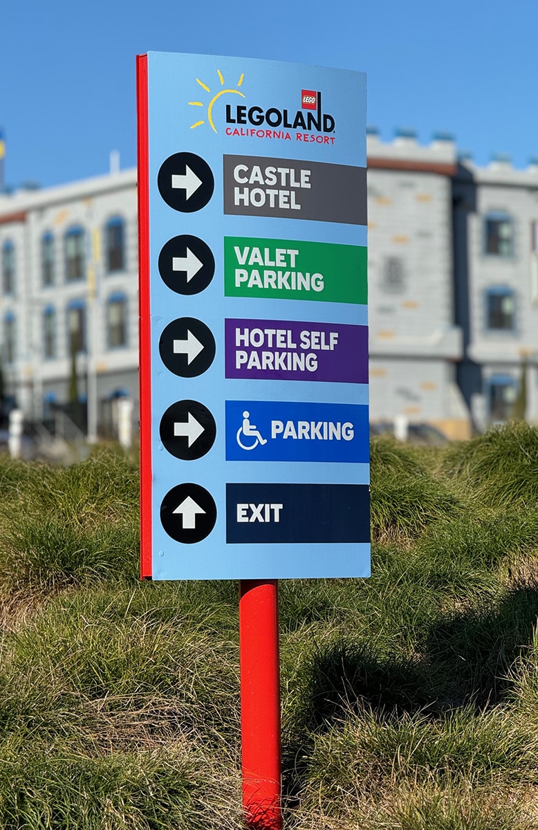 Carlsbad, CA - Sign Company Updates Custom Directional Signs for Theme ...